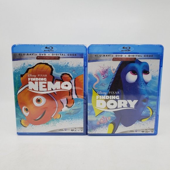 Disney | Media | Disney Pixar Finding Nemo And Finding Dory Bluray ...